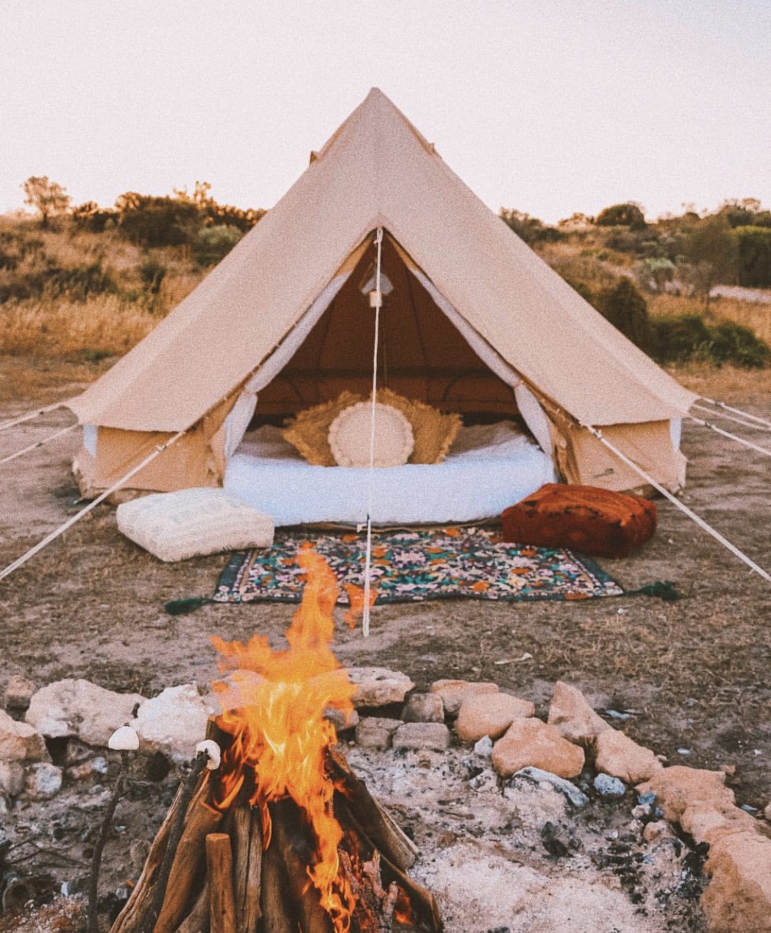 4 5m Ultimate Bell Tent Breathe Bell Tents Australia
